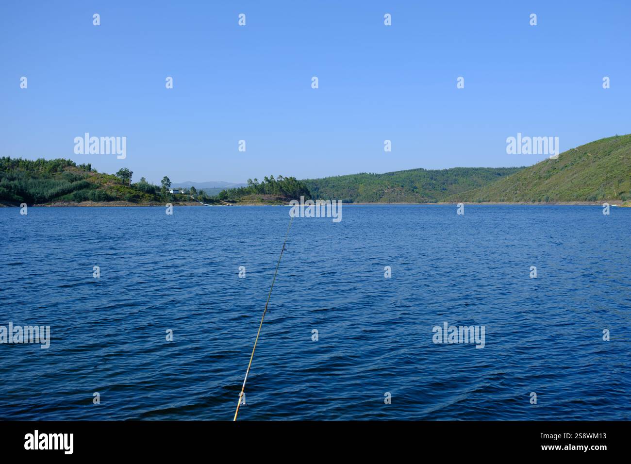 River Zezere Fishing Central Portugal Stock Photo - Alamy
