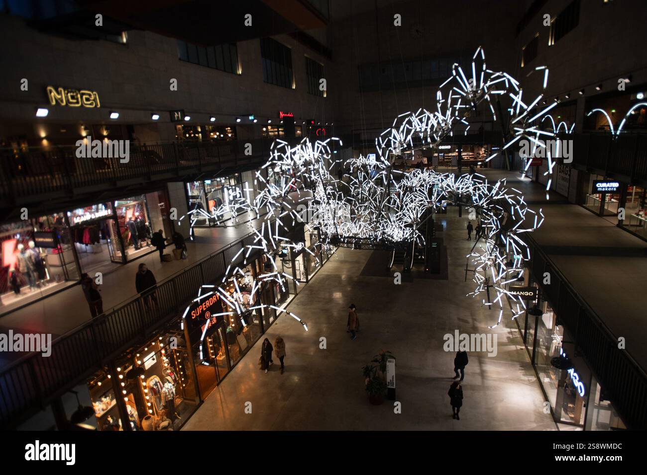 London, UK. 23 Jan 2025. Pictured: A general view of 'Spider' by Groupe ...