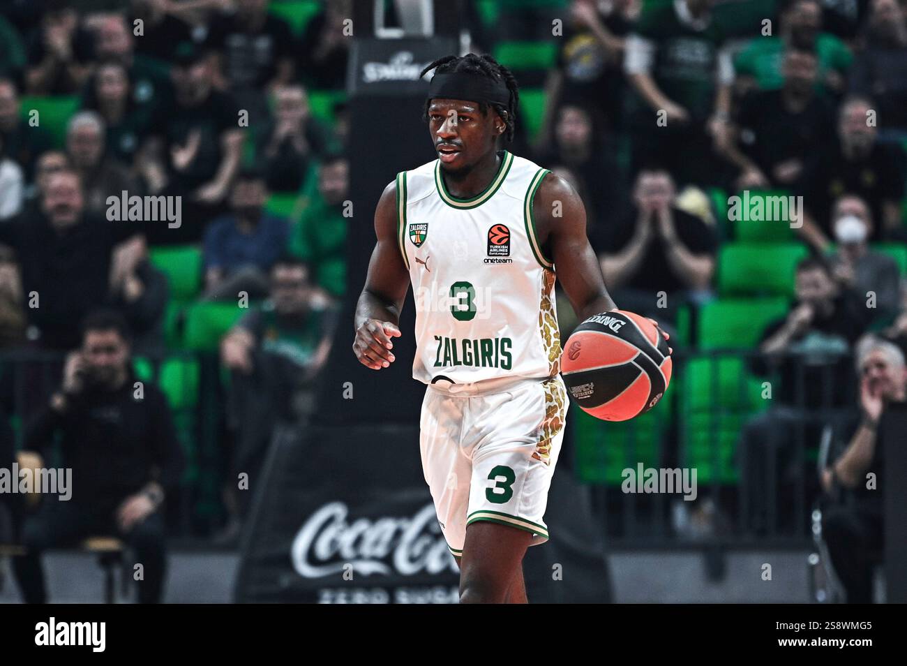 Athens, Greece. 23rd Jan, 2025. 3 Sylvain Francisco of Zalgiris Kaunas ...