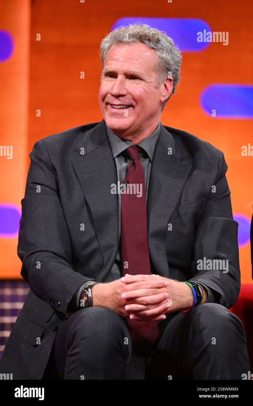 EDITORIAL USE ONLY Will Ferrell during filming for the Graham Norton ...
