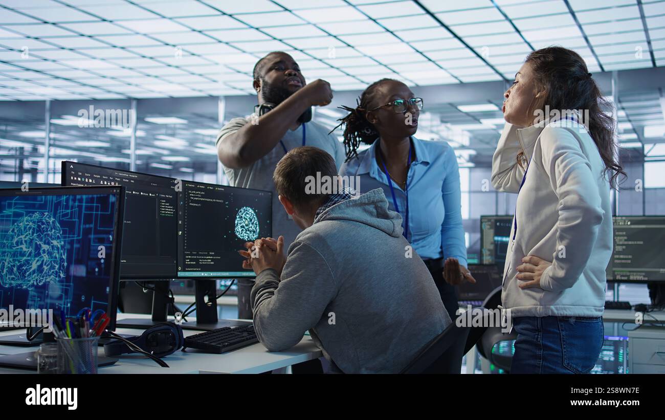 Employees fighting in office after mistake leading to errors in high ...