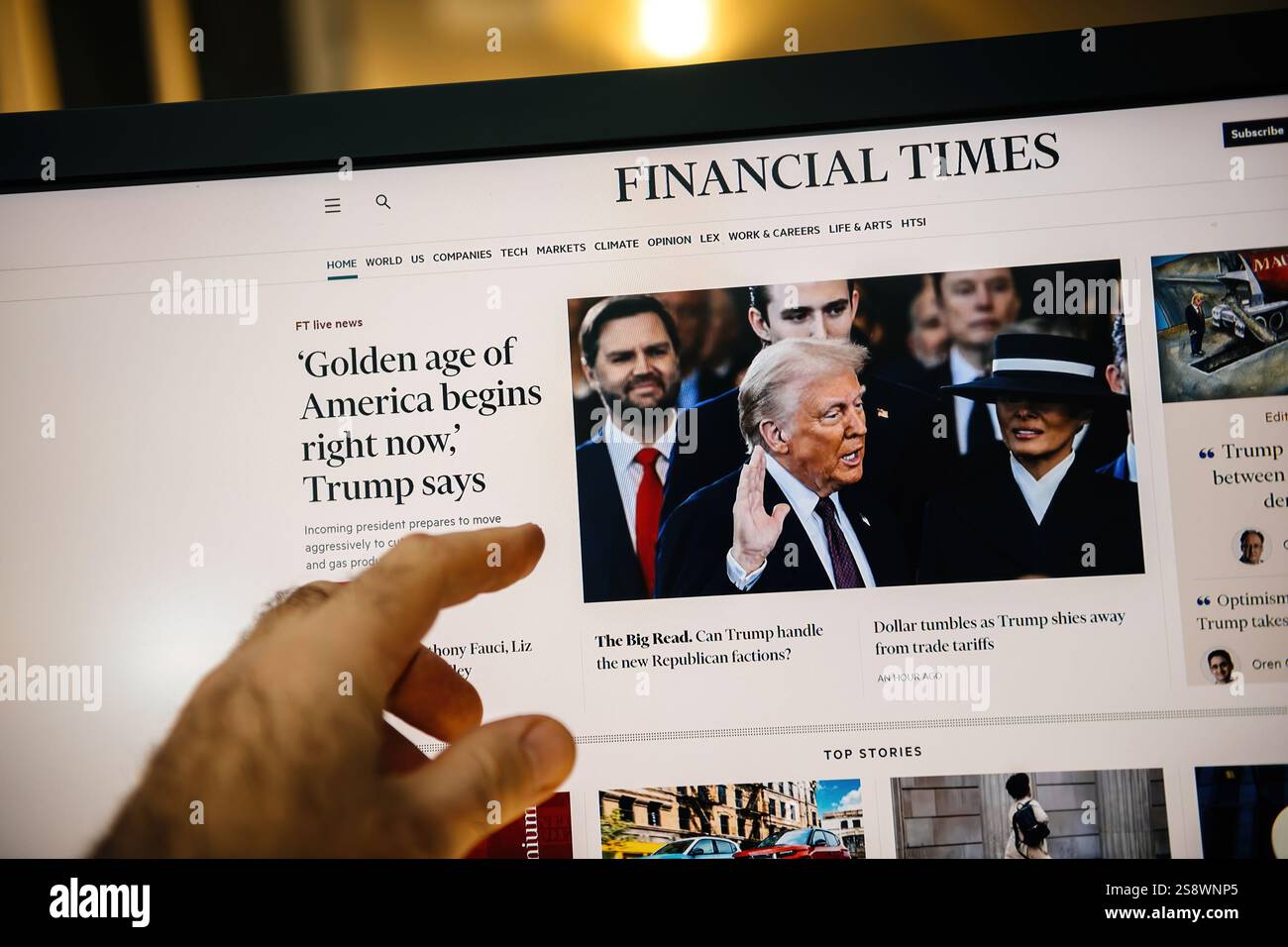 Melania trump inauguration 2025 hi-res stock photography and images - Alamy