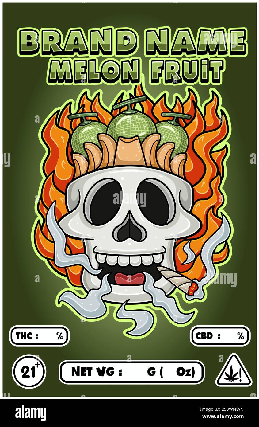Melon head scary Stock Vector Images - Alamy
