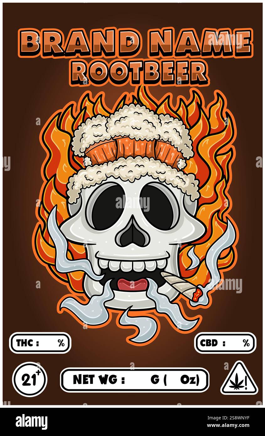 Skeleton beer Stock Vector Images - Alamy