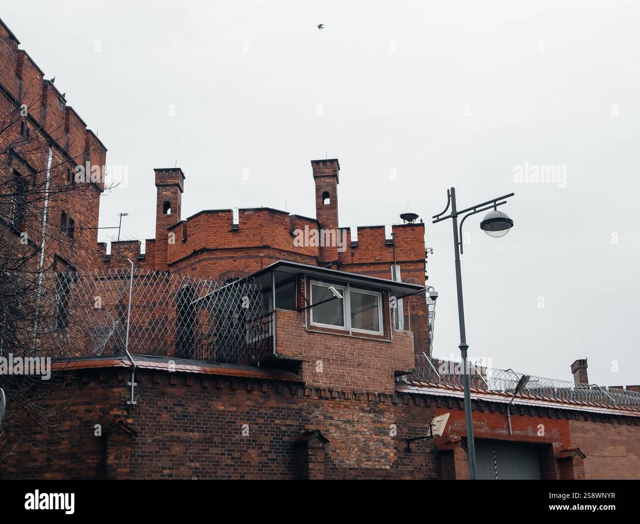 old historical building with red bricks, courthouse Stock Photo - Alamy