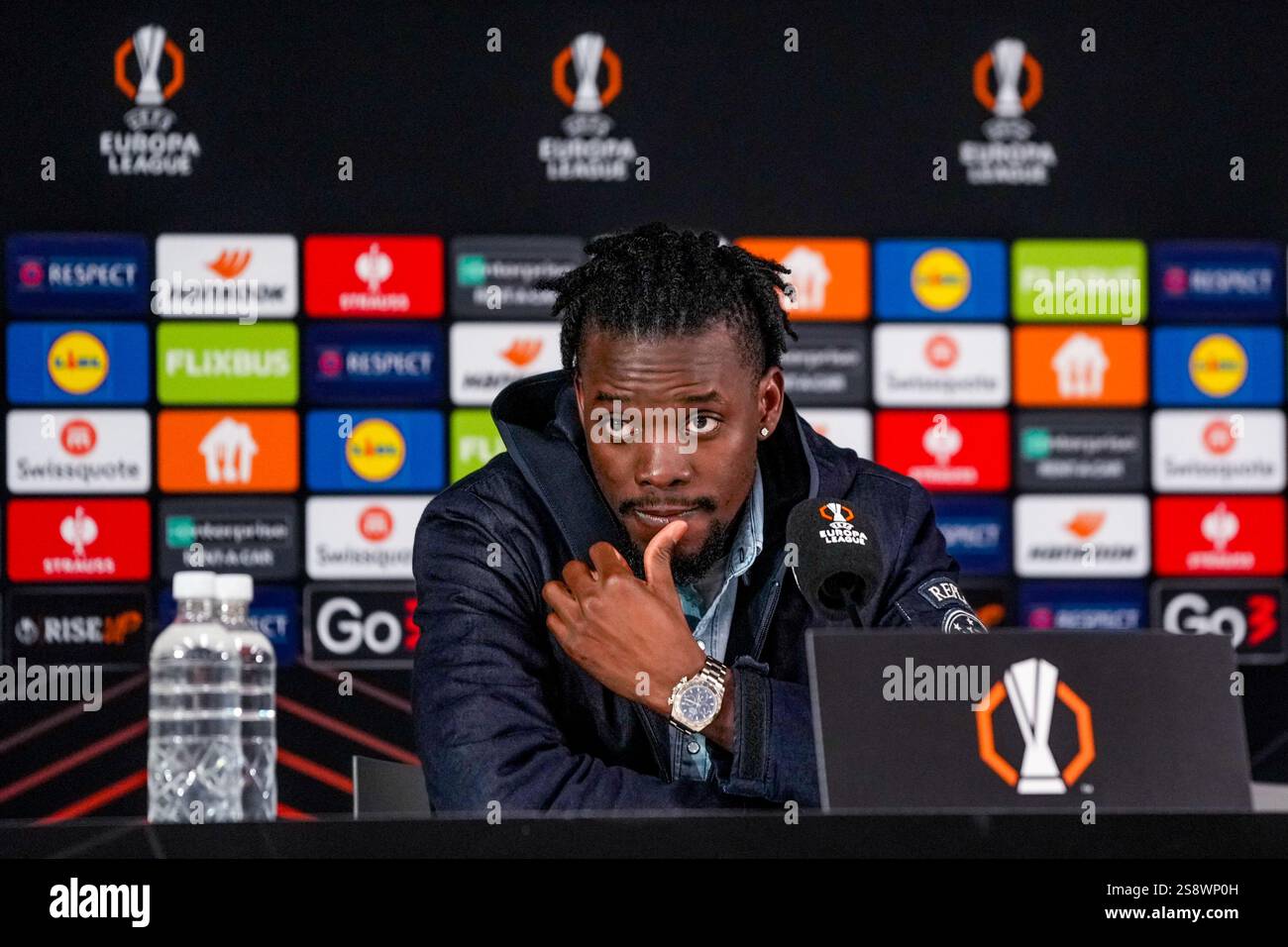 RIGA, 23-01-2025 , Daugava Stadium , football, UEFA Europa League ...