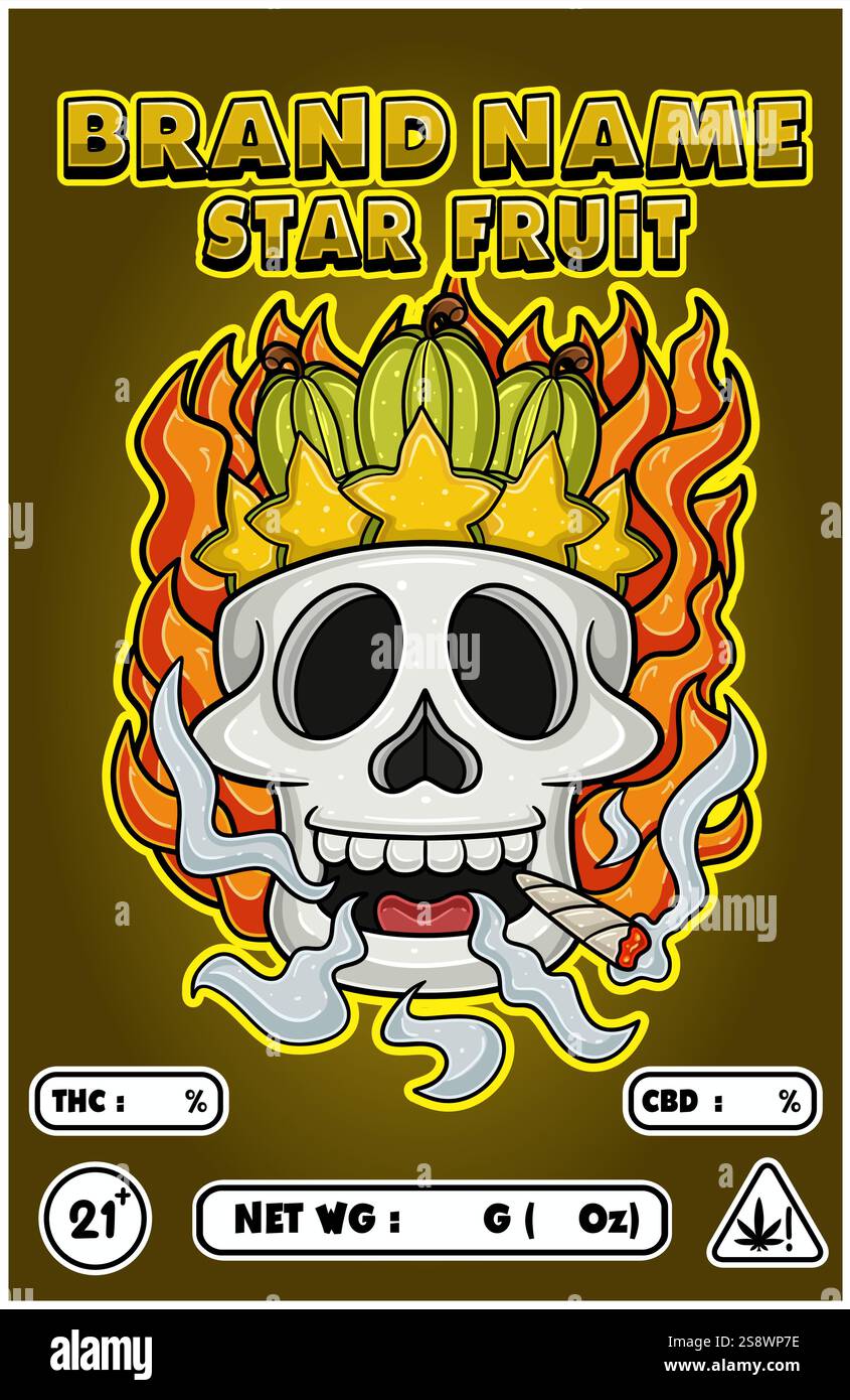 Fruit on head Stock Vector Images - Alamy