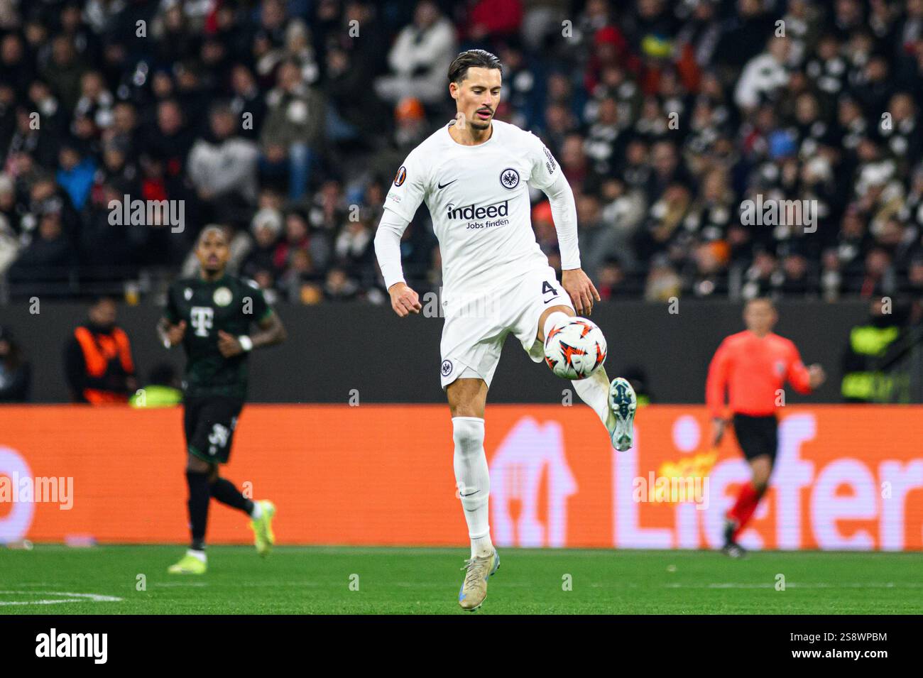 FRANKFURT, GERMANY - 23 JANUARY, 2025: Robin Koch - The UEFA Europa ...