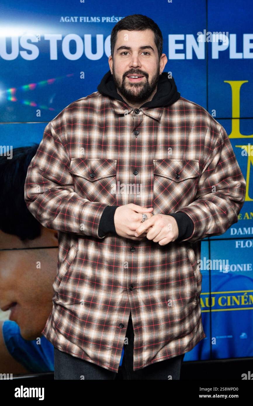 Paris, France. 23rd Jan, 2025. Artus attending the La Pampa Premiere at ...