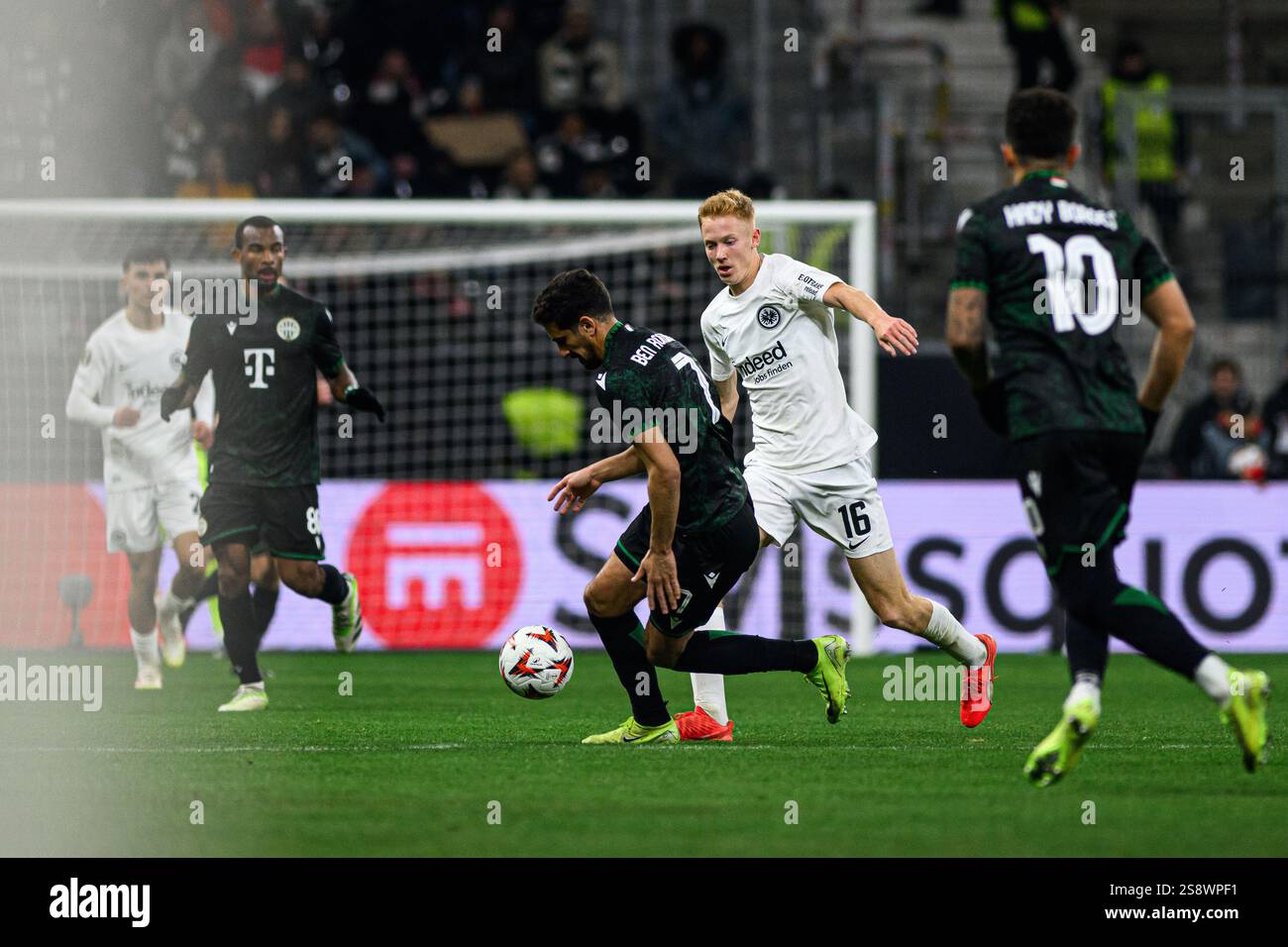 FRANKFURT, GERMANY - 23 JANUARY, 2025: Hugo Larsson - The UEFA Europa ...