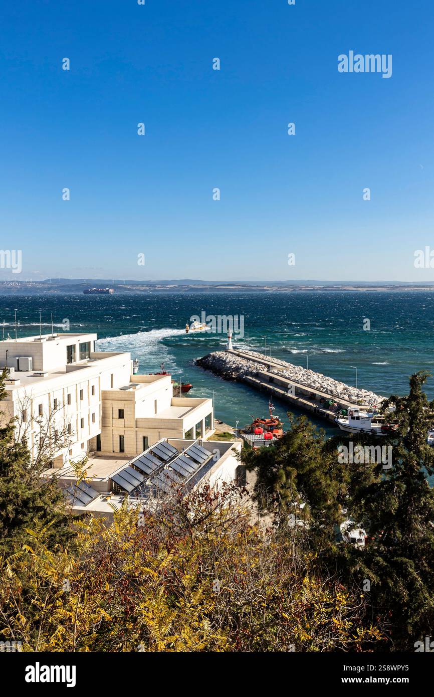 Seddulbahir(Sedd el Bahr) fishing port, Gelibolu(Gallipoli) Peninsula ...