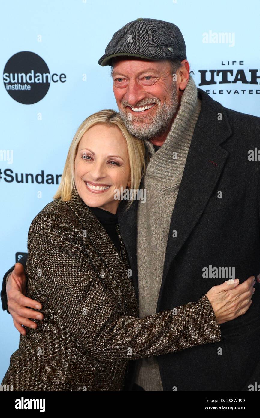 Ut. 23rd Jan, 2025. Marlee Matlin, Troy Kotsur at arrivals for MARLEE ...