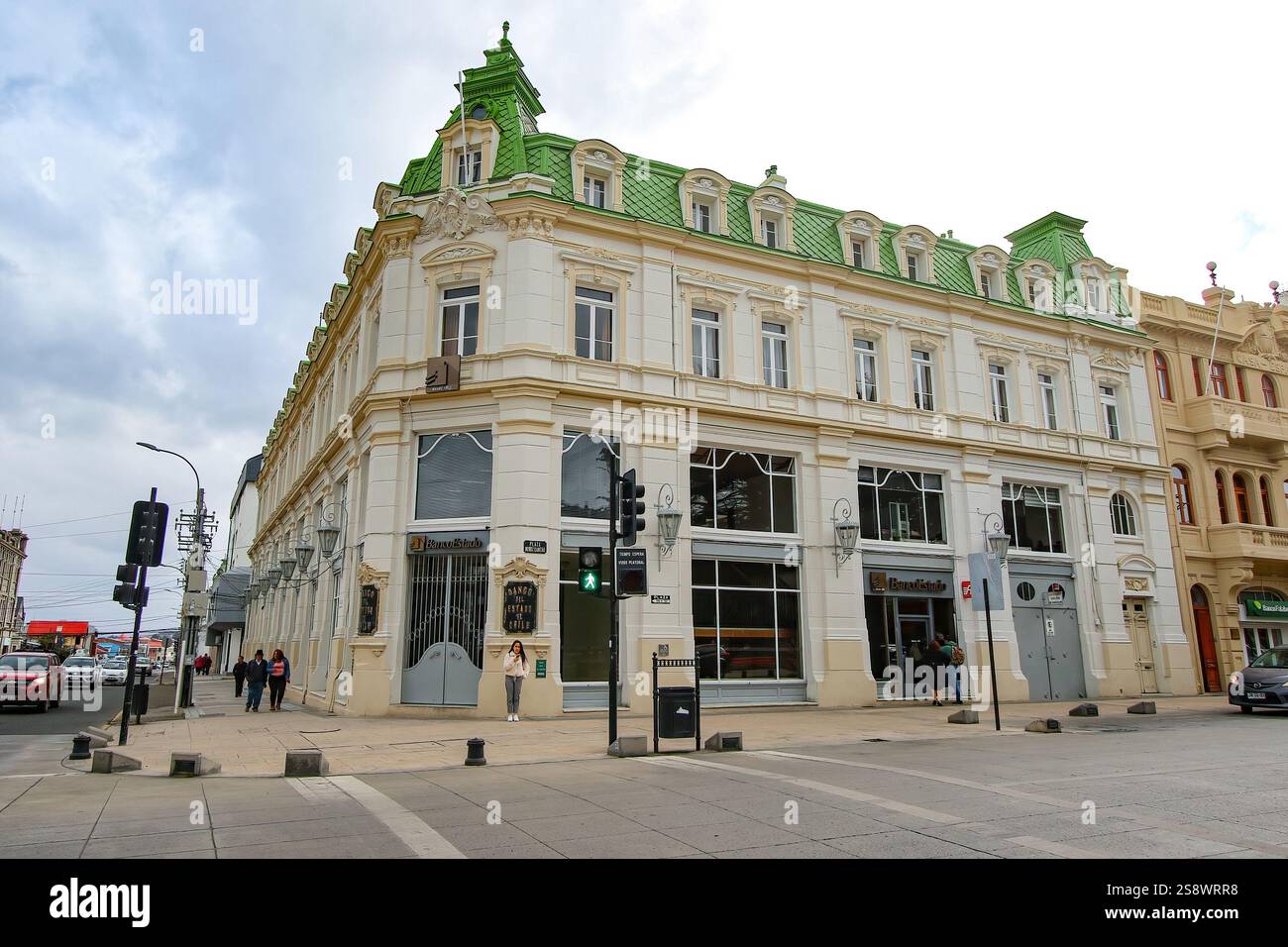 BancoEstado, the National Bank of Chile in Punta Arenas, the ...
