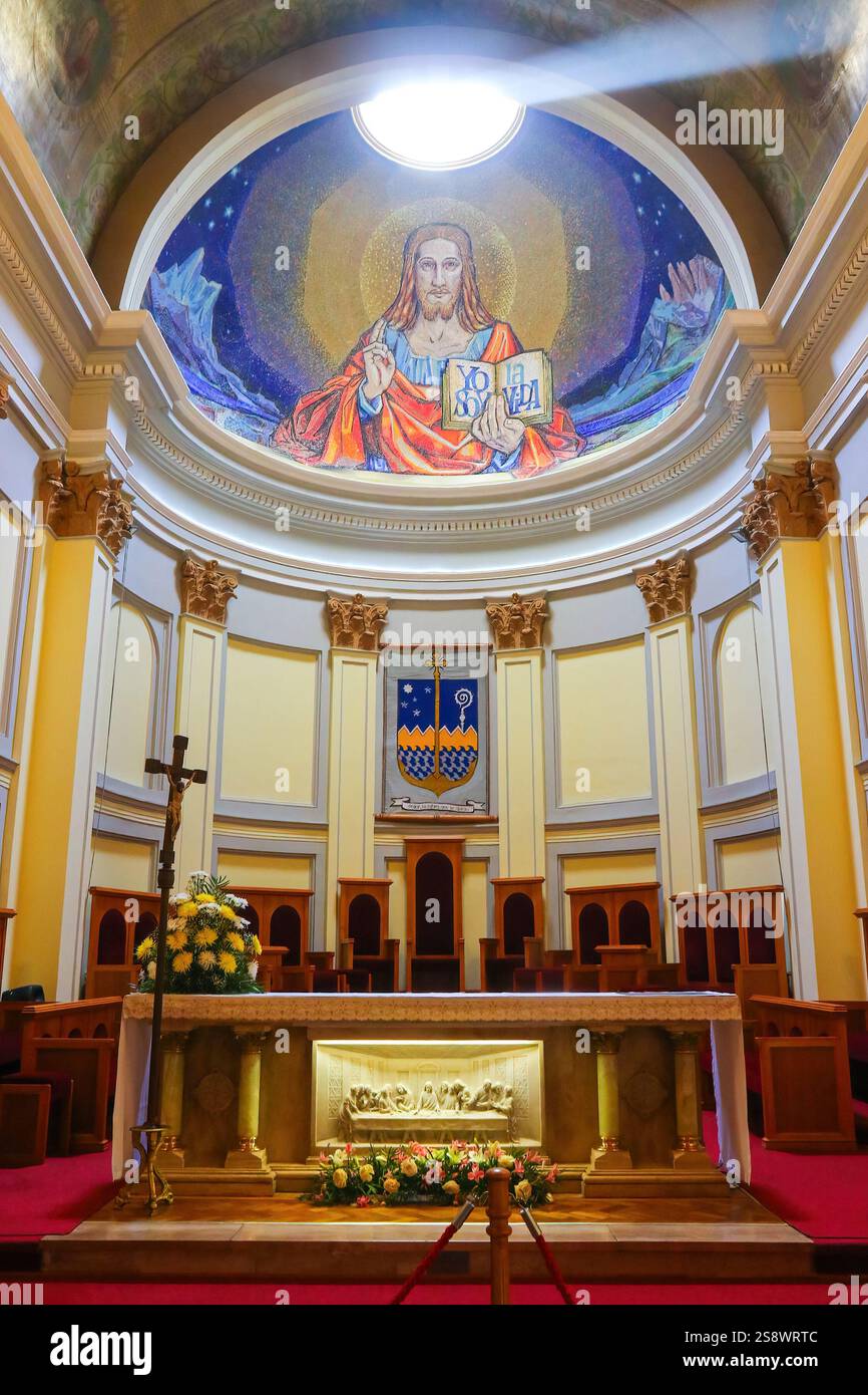 Cathedral of Punta Arenas, the southernmost town in Chile, located in ...