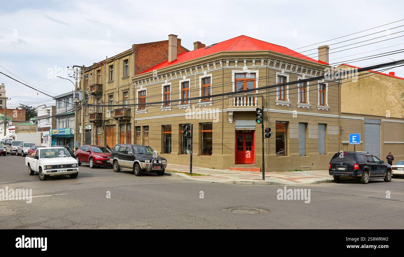 Heritage building along José Nogueira street in the city center of ...
