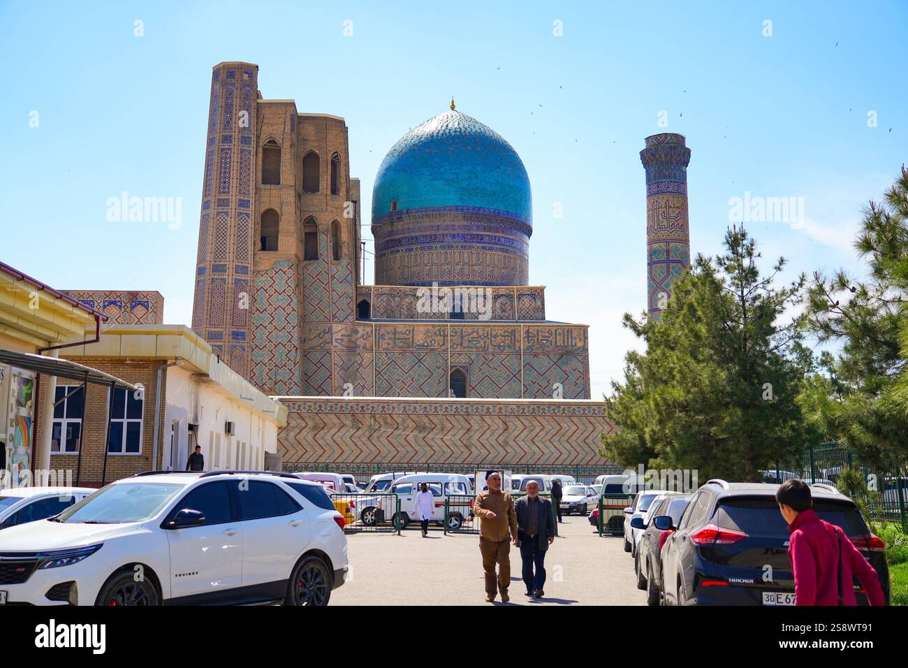 Bibi-Khanym Mosque in Samarkand, Uzbekistan, Central Asia - Built in ...