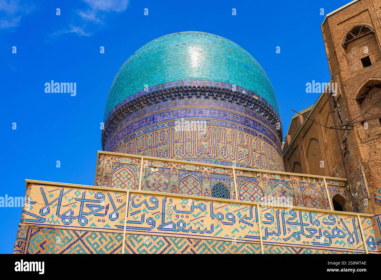 Bibi-Khanym Mosque in Samarkand, Uzbekistan, Central Asia - Built in ...