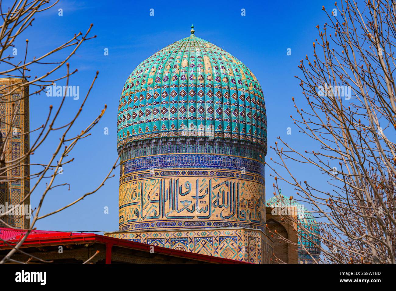 Bibi-Khanym Mosque in Samarkand, Uzbekistan, Central Asia - Built in ...