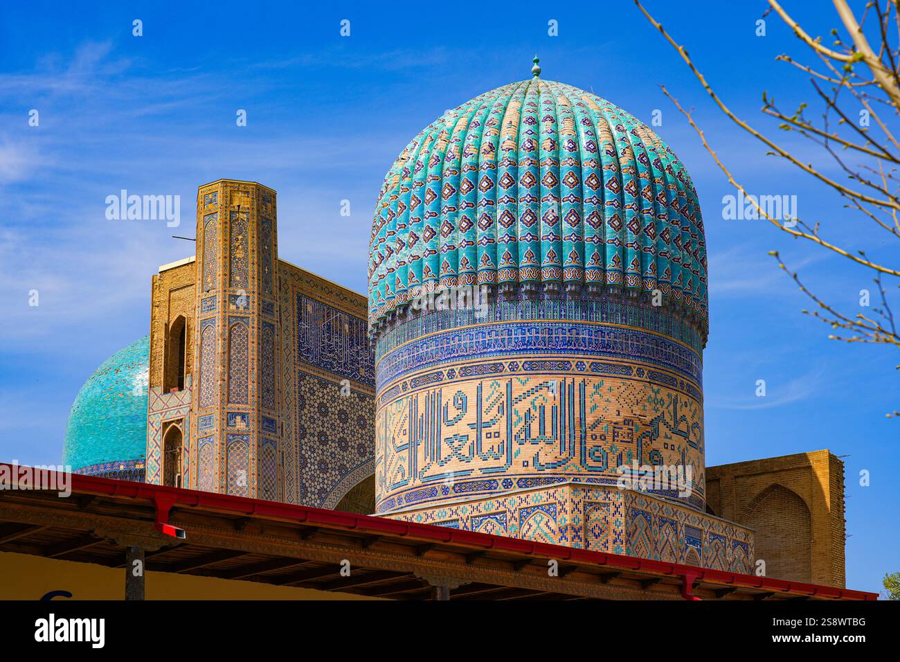 Bibi-Khanym Mosque in Samarkand, Uzbekistan, Central Asia - Built in ...