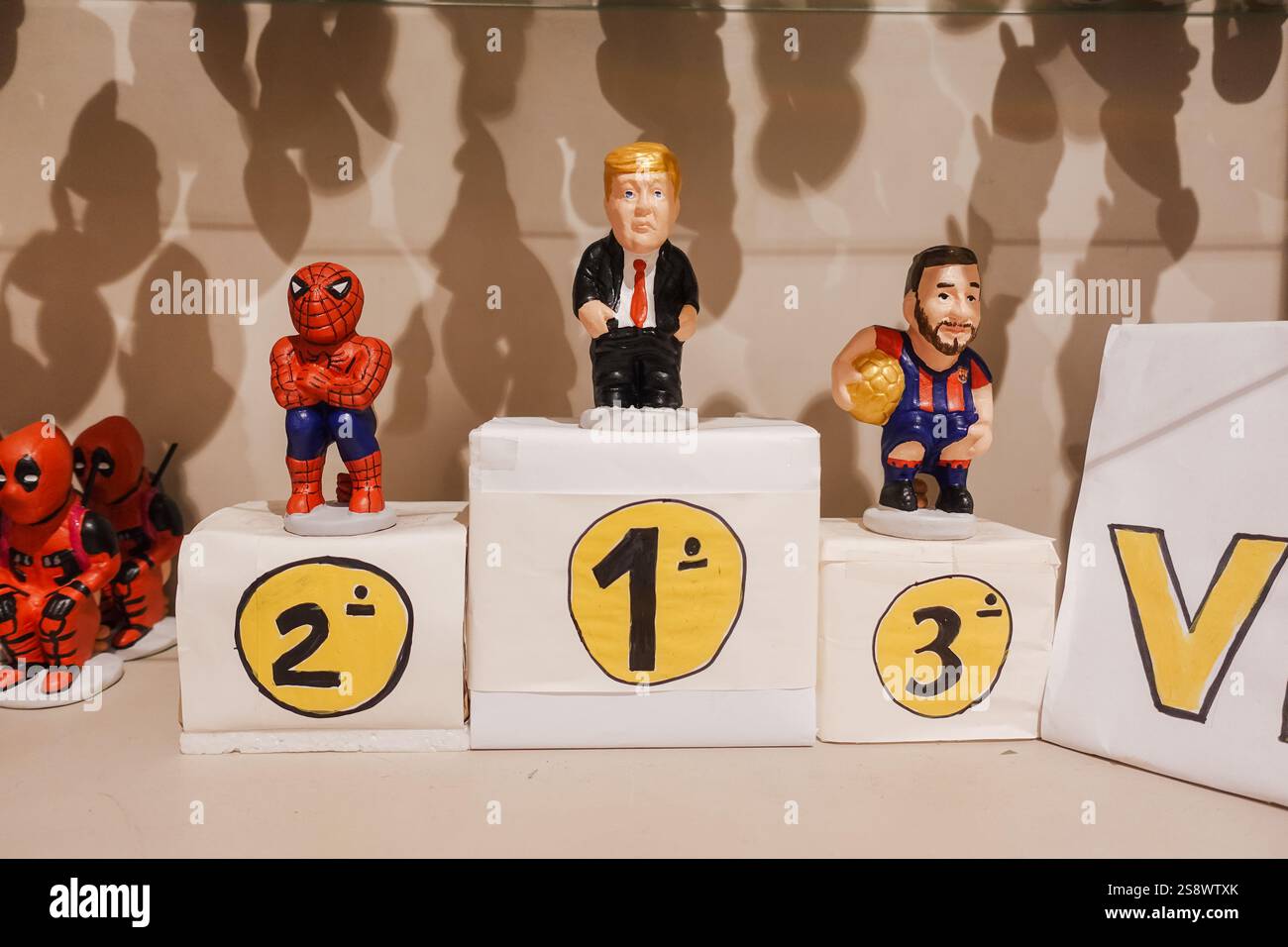 The Caganer shop sells figurines called "Caganers," traditional Catalan ...