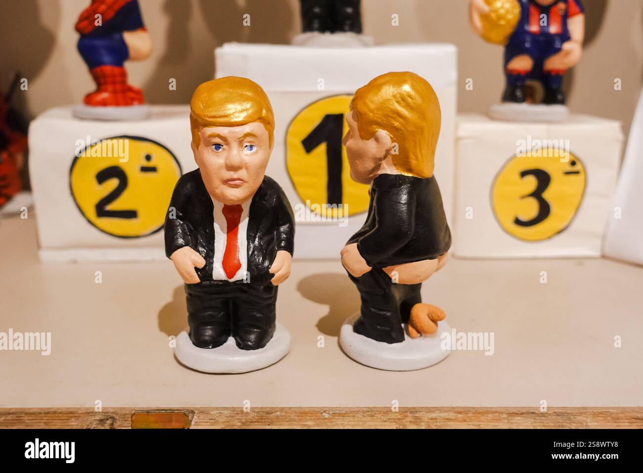 The Caganer shop sells figurines called "Caganers," traditional Catalan ...