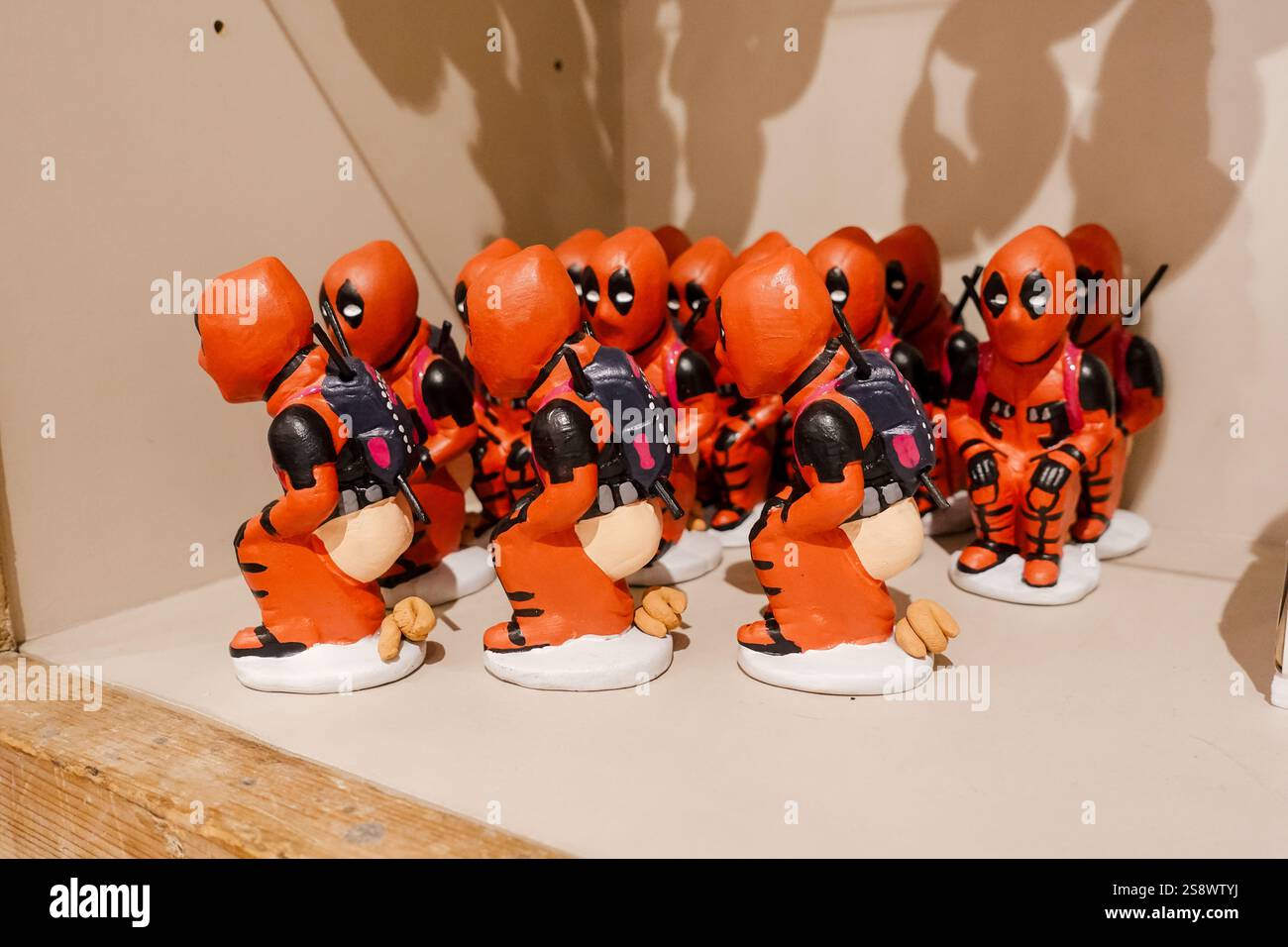 The Caganer shop sells figurines called "Caganers," traditional Catalan ...