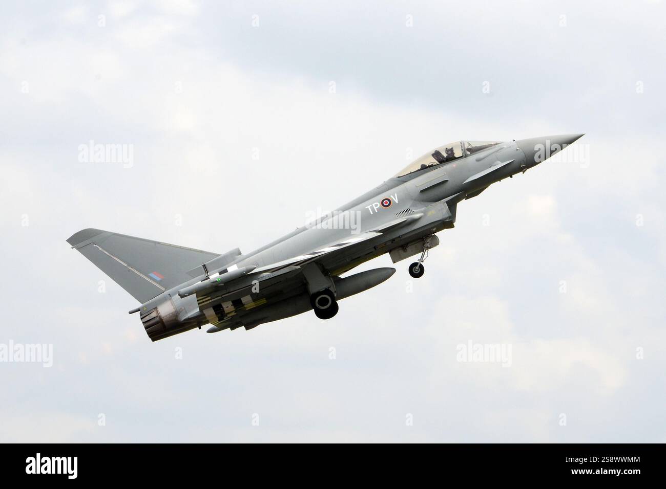 NATO fighter jets scramble, Eurofighter Typhoon jet on Quick Reaction ...