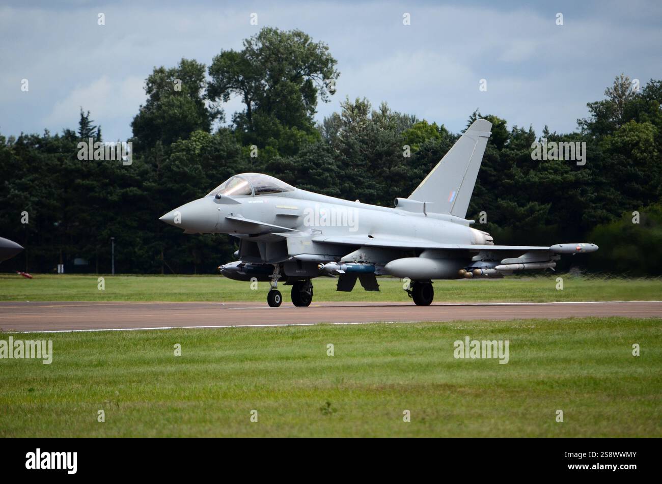 Eurofighter Typhoon supersonic military jet fighter aircraft Stock ...