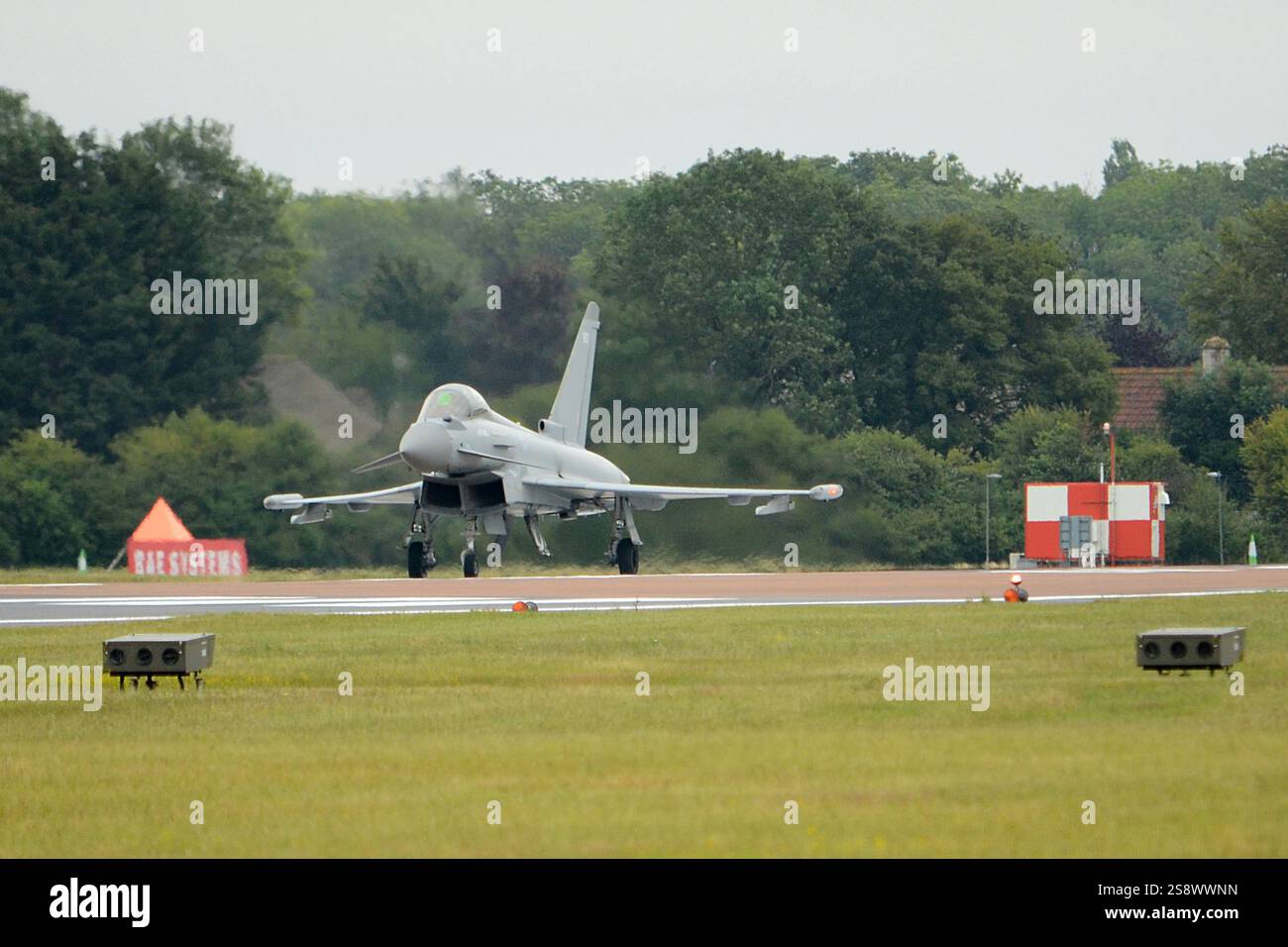 NATO fighter jets scramble, Eurofighter Typhoon jet on Quick Reaction ...