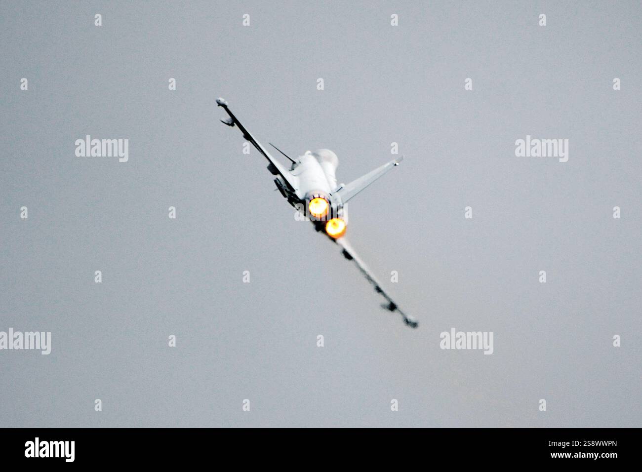 NATO fighter jets scramble, Eurofighter Typhoon jet on Quick Reaction ...