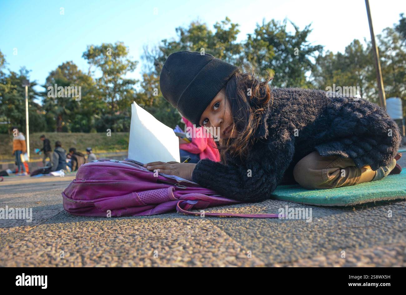 Muhammad Ayub has been running his free school for street children in a F-6/2 park in Islamabad ...