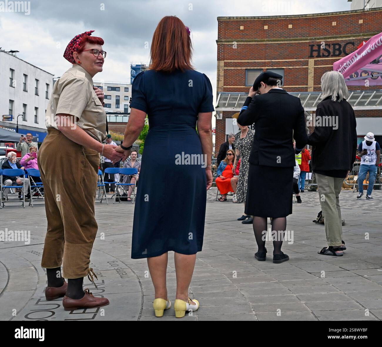80th Anniversary of D-Day celebrations outside the Victoria Shopping ...