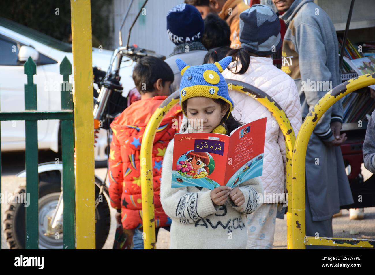 Islamabad, Pakistan. 23rd Jan, 2025. Muhammad Ayub has been running his free school for street ...