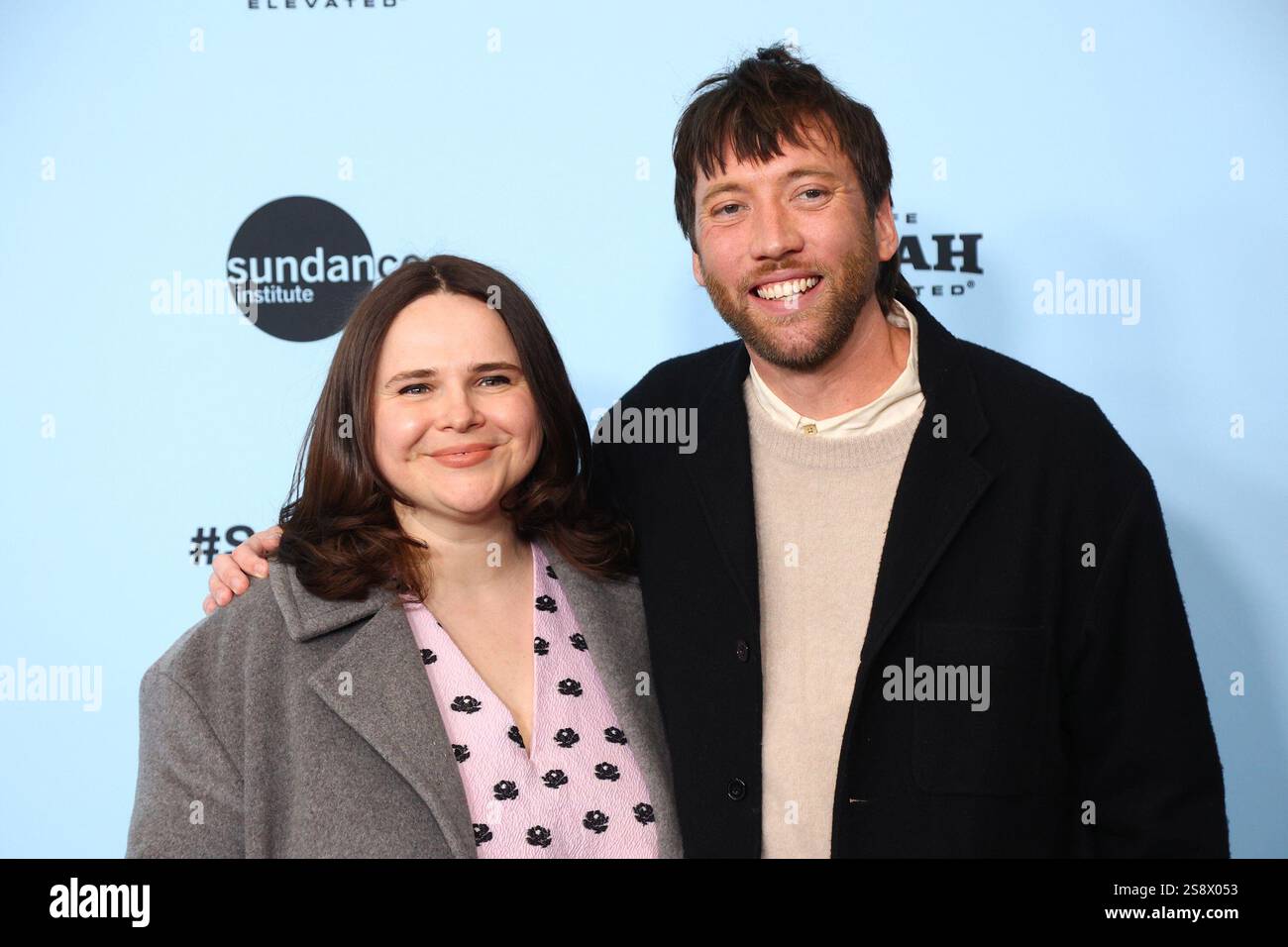 Ut. 23rd Jan, 2025. Cyna Strachan (Co-Producer), Liam Heyen at arrivals ...