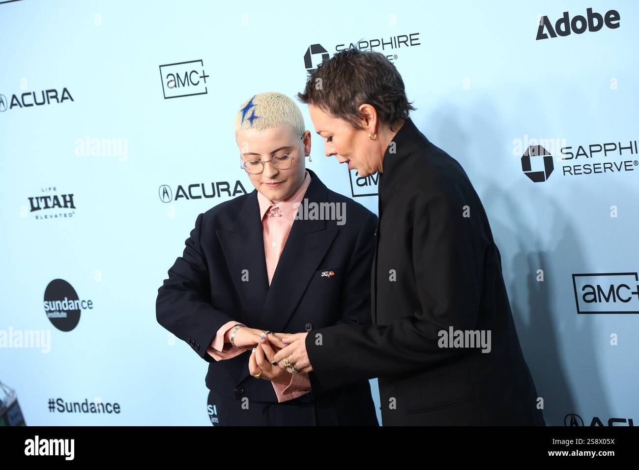 Aud Mason-Hyde, Olivia Colman at arrivals for JIMPA Premiere at the ...