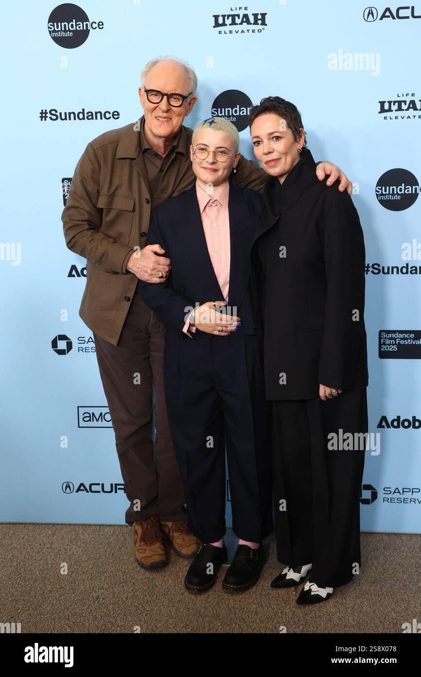 Ut. 23rd Jan, 2025. John Lithgow, Aud Mason-Hyde, Olivia Colman at ...