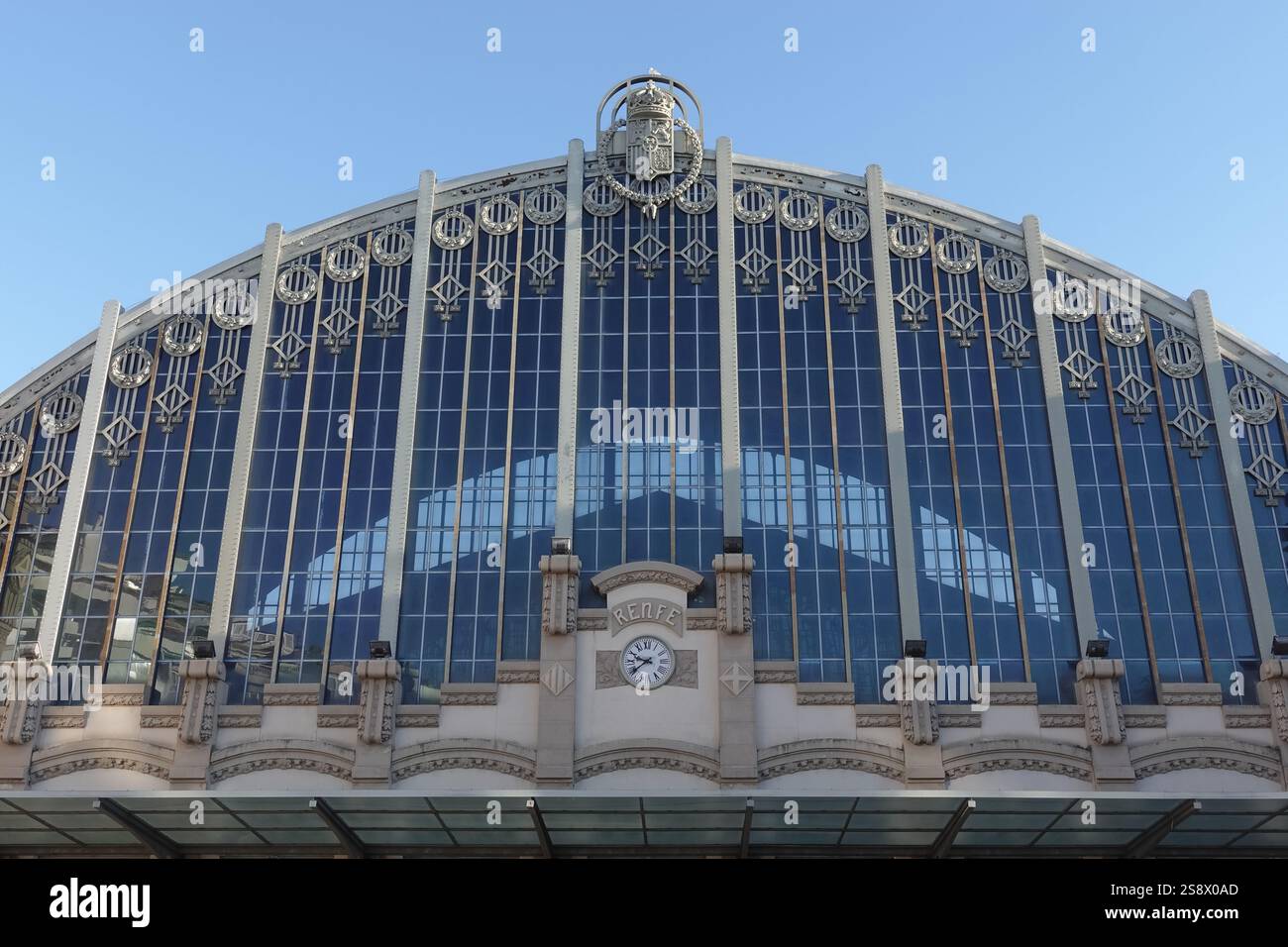 Barcelona Nord bus station building exterior has a modern and ...