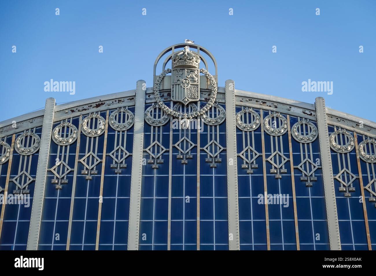 Barcelona Nord bus station building exterior has a modern and ...