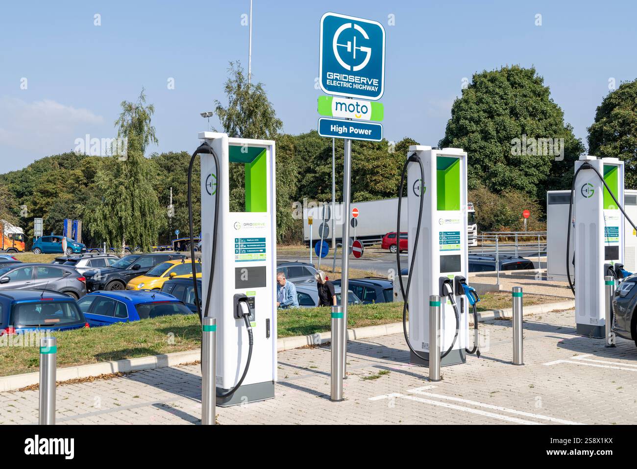 Electric vehicle chargers Stock Photo - Alamy