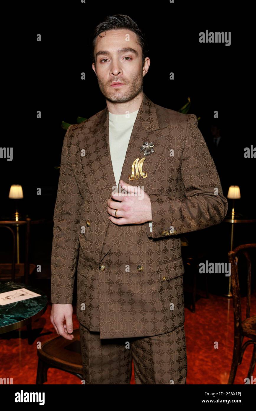 Paris, Frankreich. 23rd Jan, 2025. Ed Westwick attends AMIRI Fall ...
