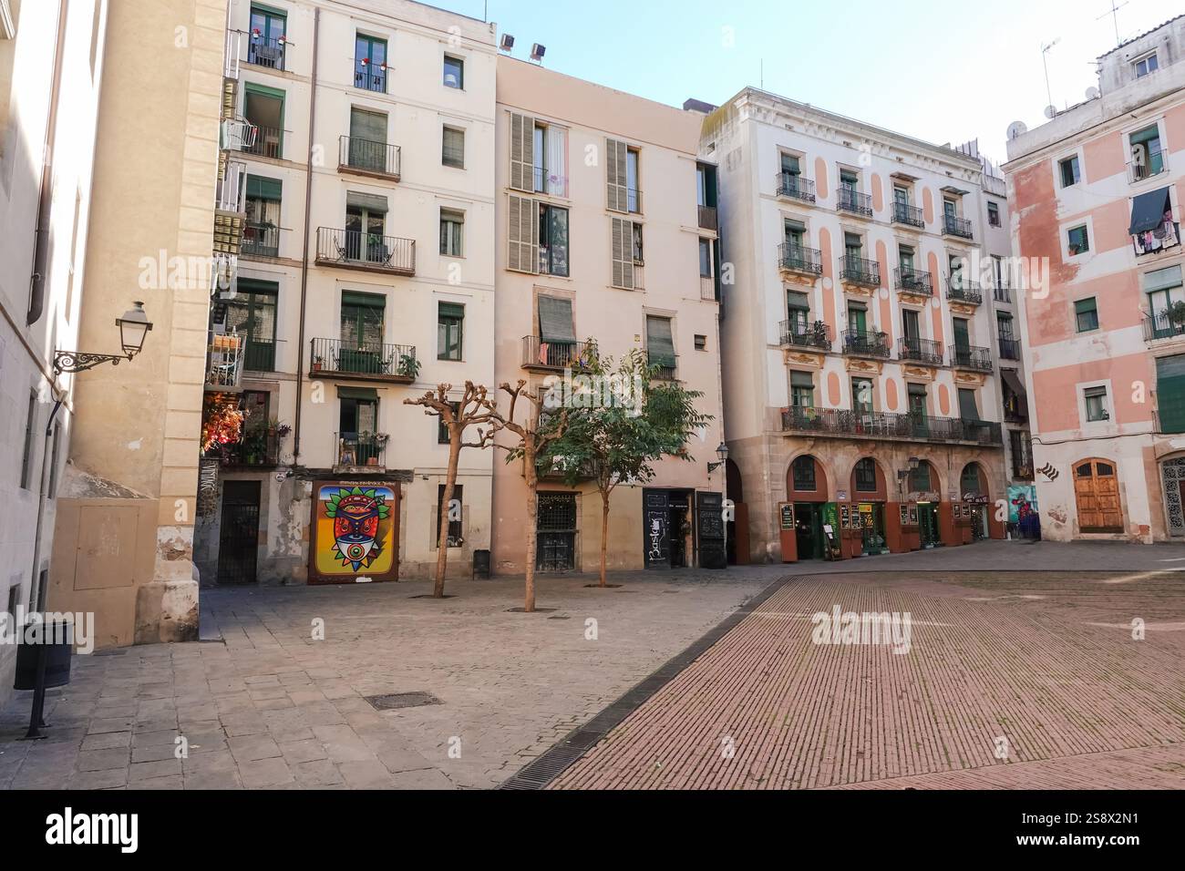 El Born is a charming historic neighborhood in Barcelona, Spain Stock ...