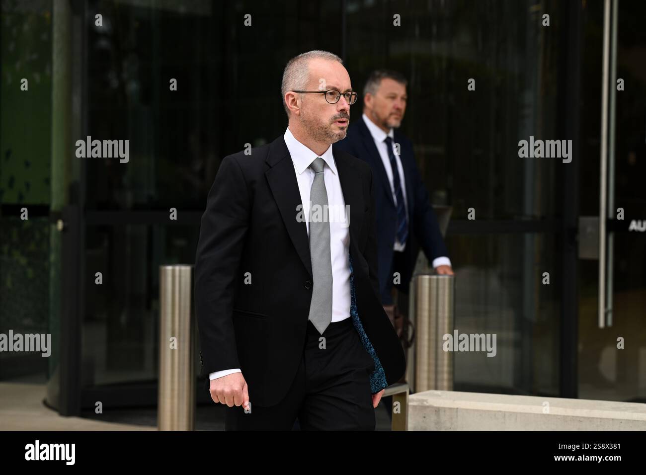 Anglicare CEO Simon Miller leaves the NSW Coroners Court in Sydney ...