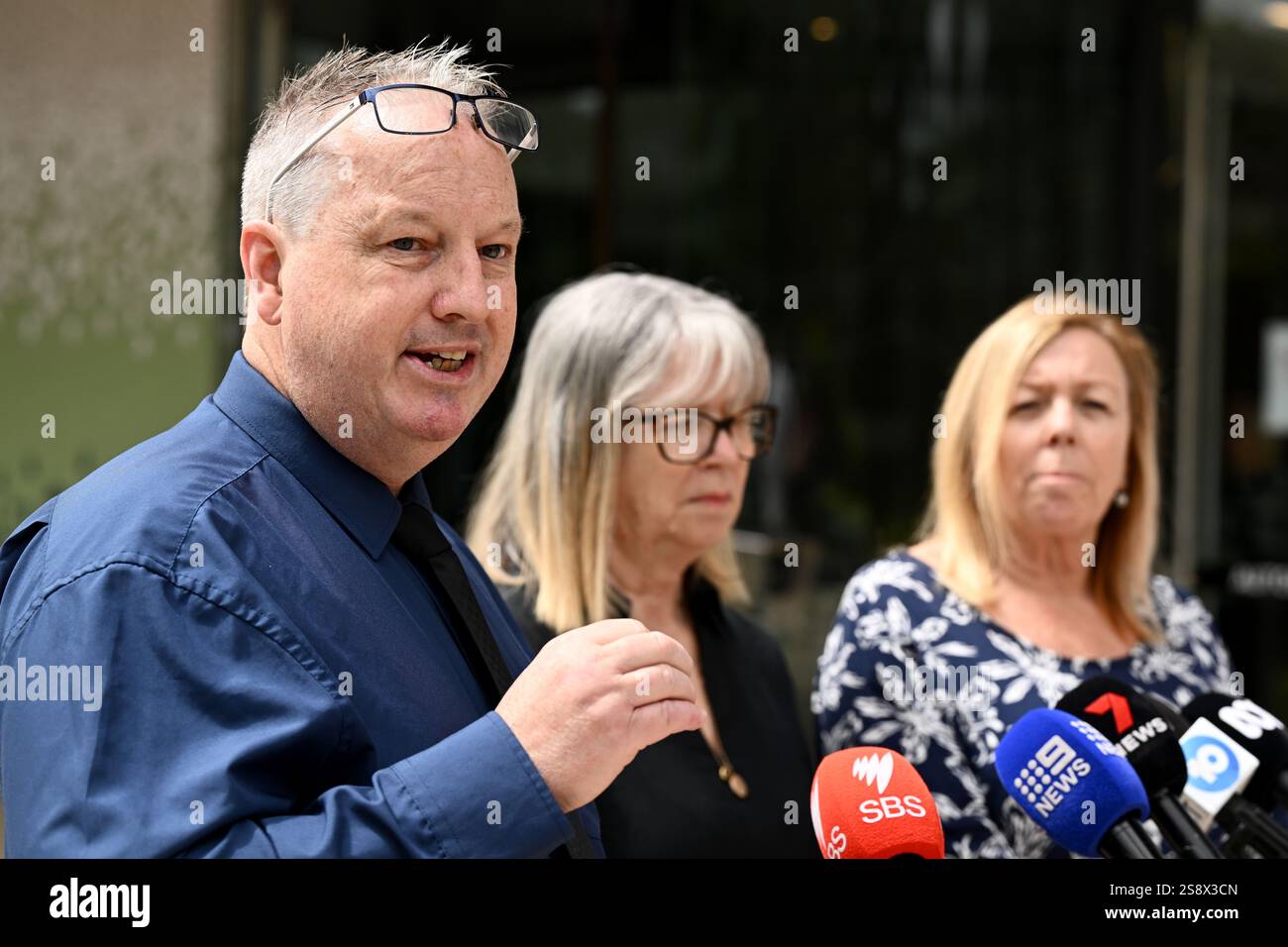 Sydney, Australia. 24th Jan, 2025. Anthony Bowe, Joyce Parker and Mary ...