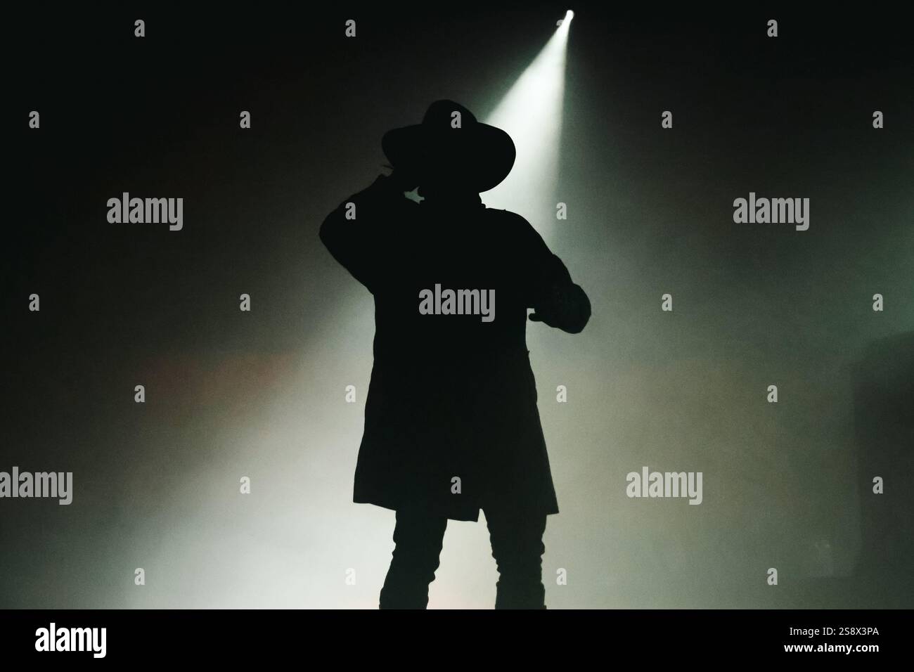 Milan, Italy. 22nd Jan, 2025. Milan, JPEGMafia performs in concert ...