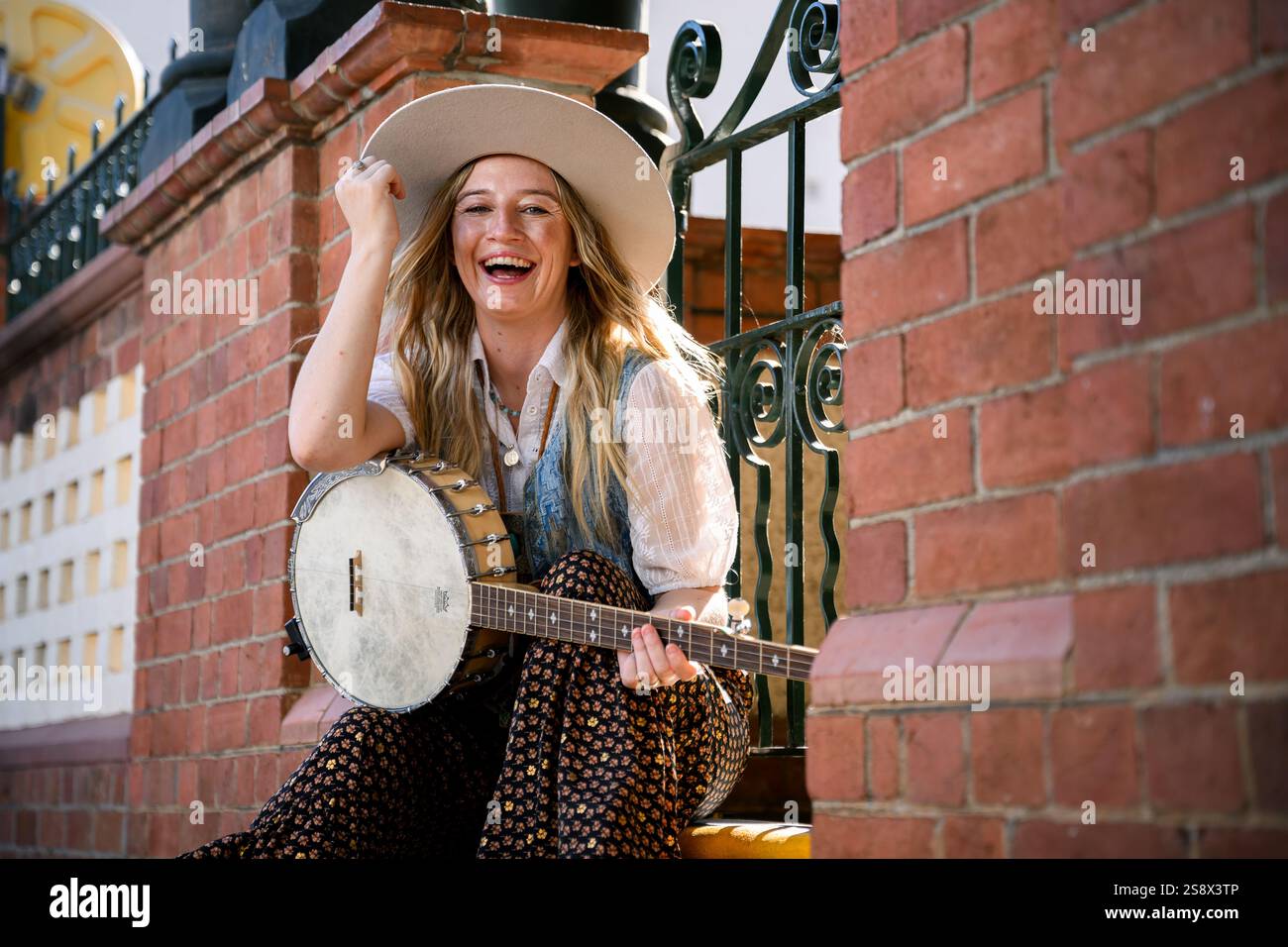 Musician and Golden Guitar nominee Ashleigh Dallas poses for a ...