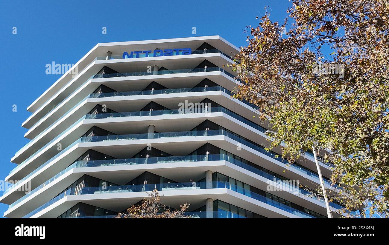 NTT Data office building located at Avenida de Icaria 211, Barcelona ...