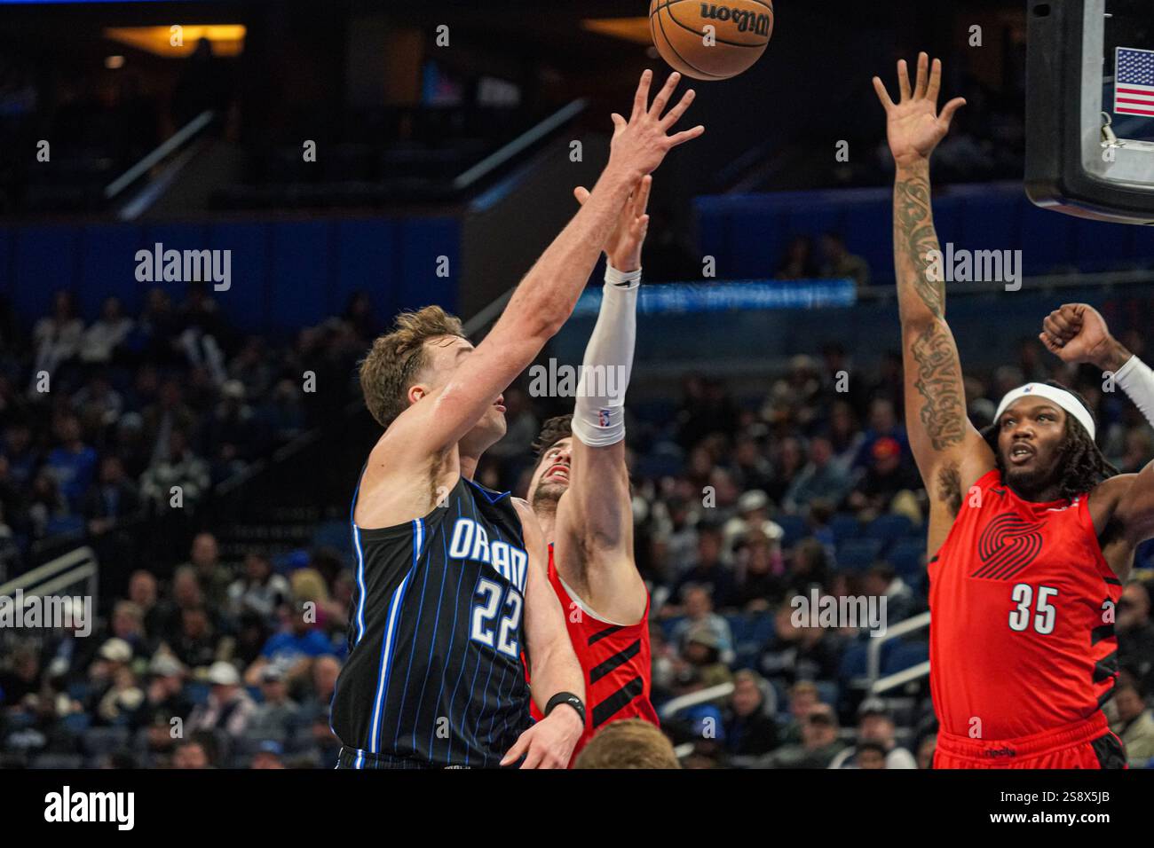 Orlando, Florida, USA, January 23, 2025, Orlando Magic forward Franz ...