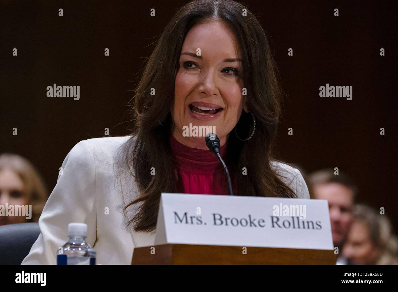 Washington Dc, New York, USA. 23rd Jan, 2025. Brooke Rollins testifies ...