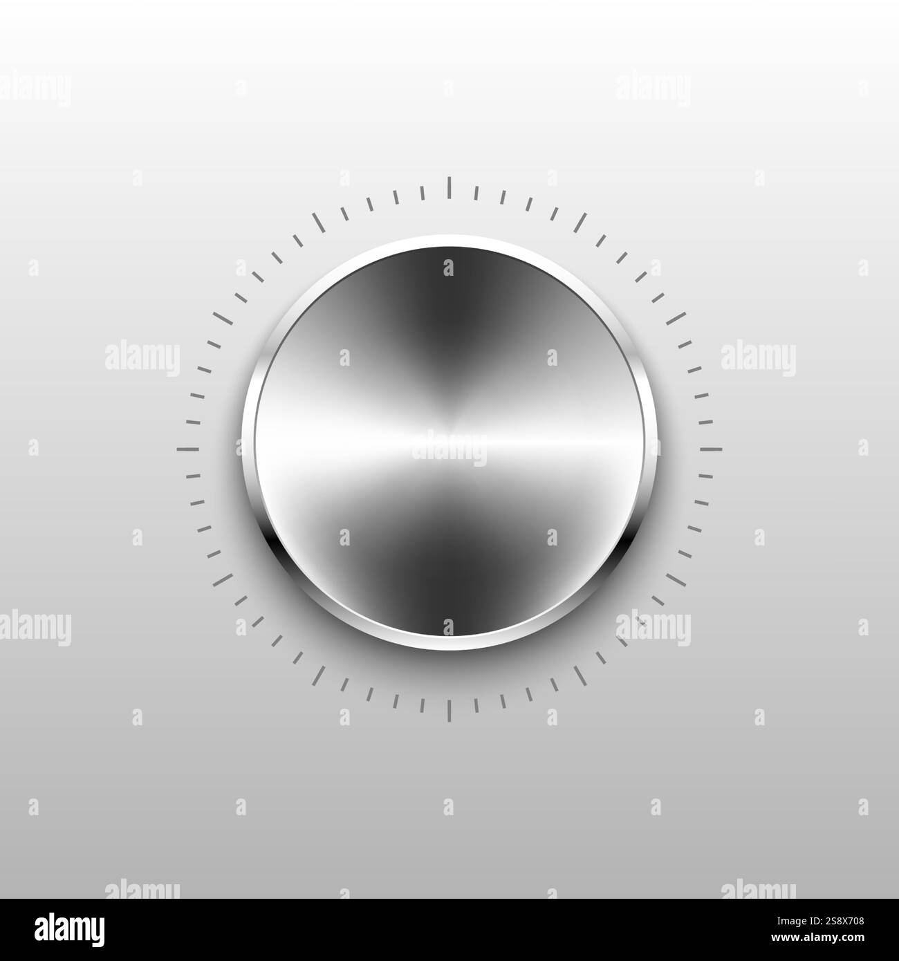 Abstract background with metallic dial button, stock vector Stock ...