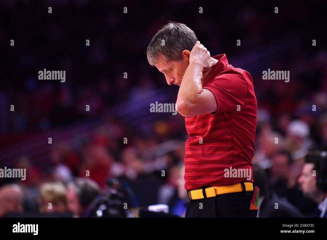 LOS ANGELES, CA - JANUARY 18: USC Trojans head coach Eric Musselman is ...